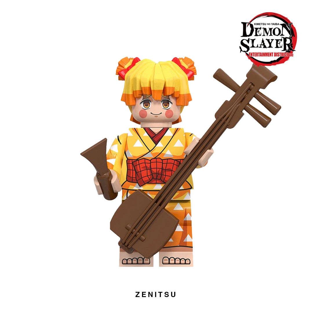 Zenitsu Agatsuma (Entertainment District Arc) Custom Minifigure – Brick ...